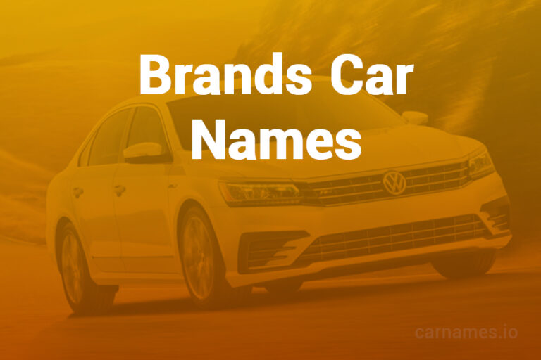 Brands Car Names: Exploring Global Icons and Innovations - Car Names
