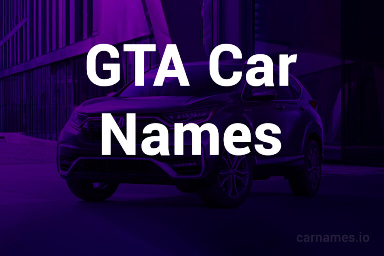 GTA Car Names: Exploring Iconic and Futuristic Monikers - Car Names