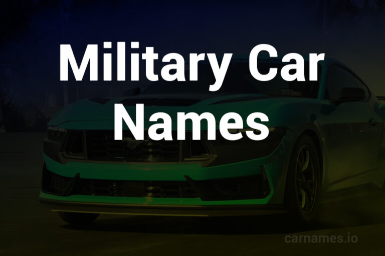 Sports Car Names: Unleash the Power and Precision - Car Names
